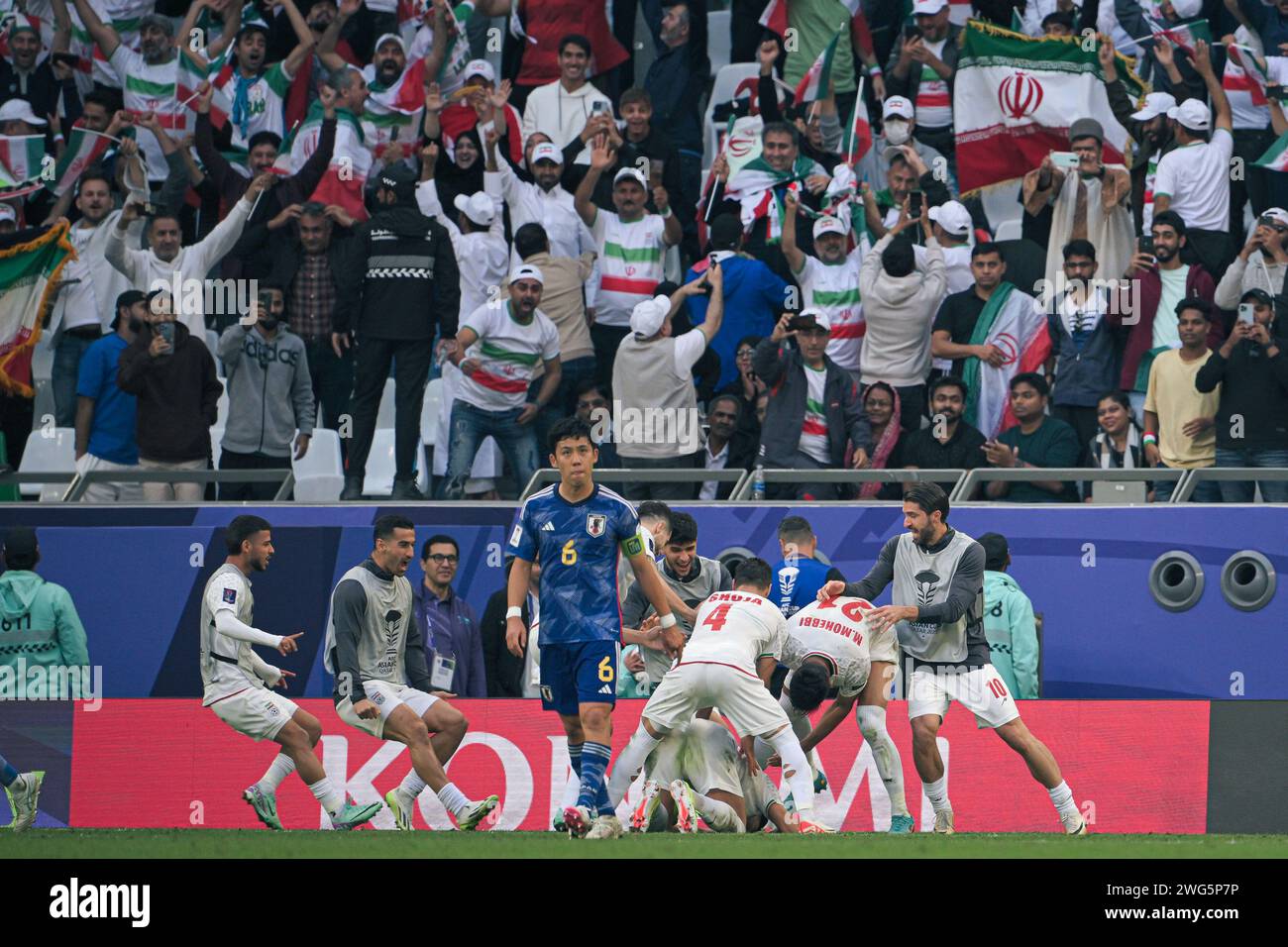AL RAYYAN, Qatar. 3 February, 2024. ISLAMIC REPUBLIC OF IRAN VS JAPAN ...