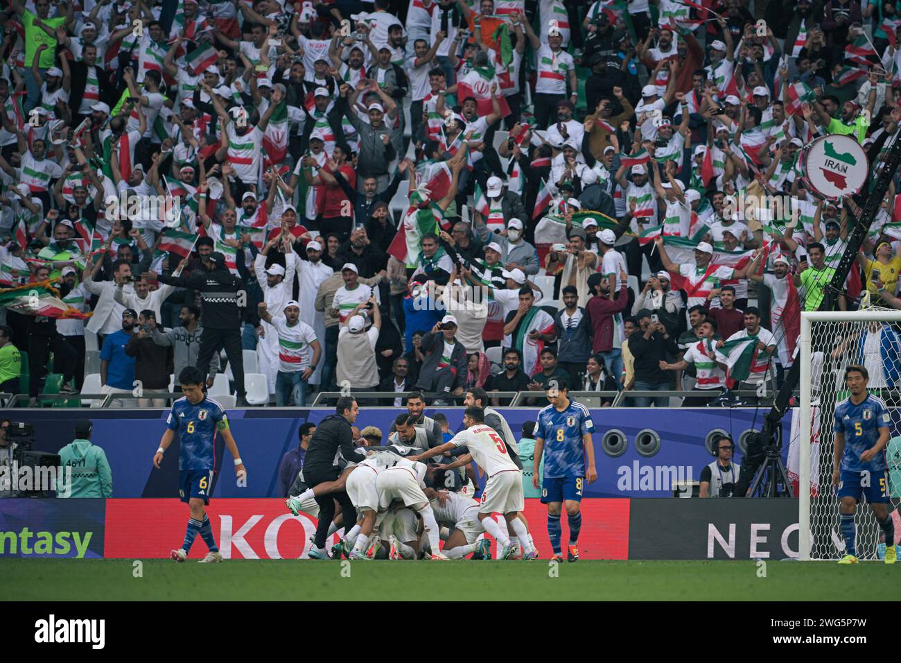 AL RAYYAN, Qatar. 3 February, 2024. ISLAMIC REPUBLIC OF IRAN VS JAPAN ...