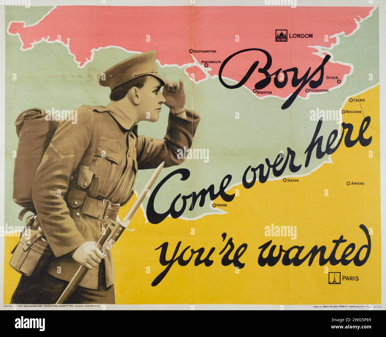 Ww1 british propaganda poster hi-res stock photography and images - Alamy