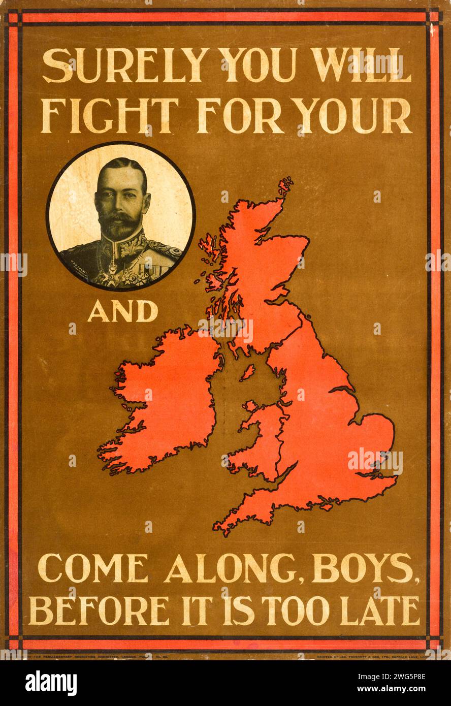 Vintage ww1 propaganda poster hi-res stock photography and images - Alamy