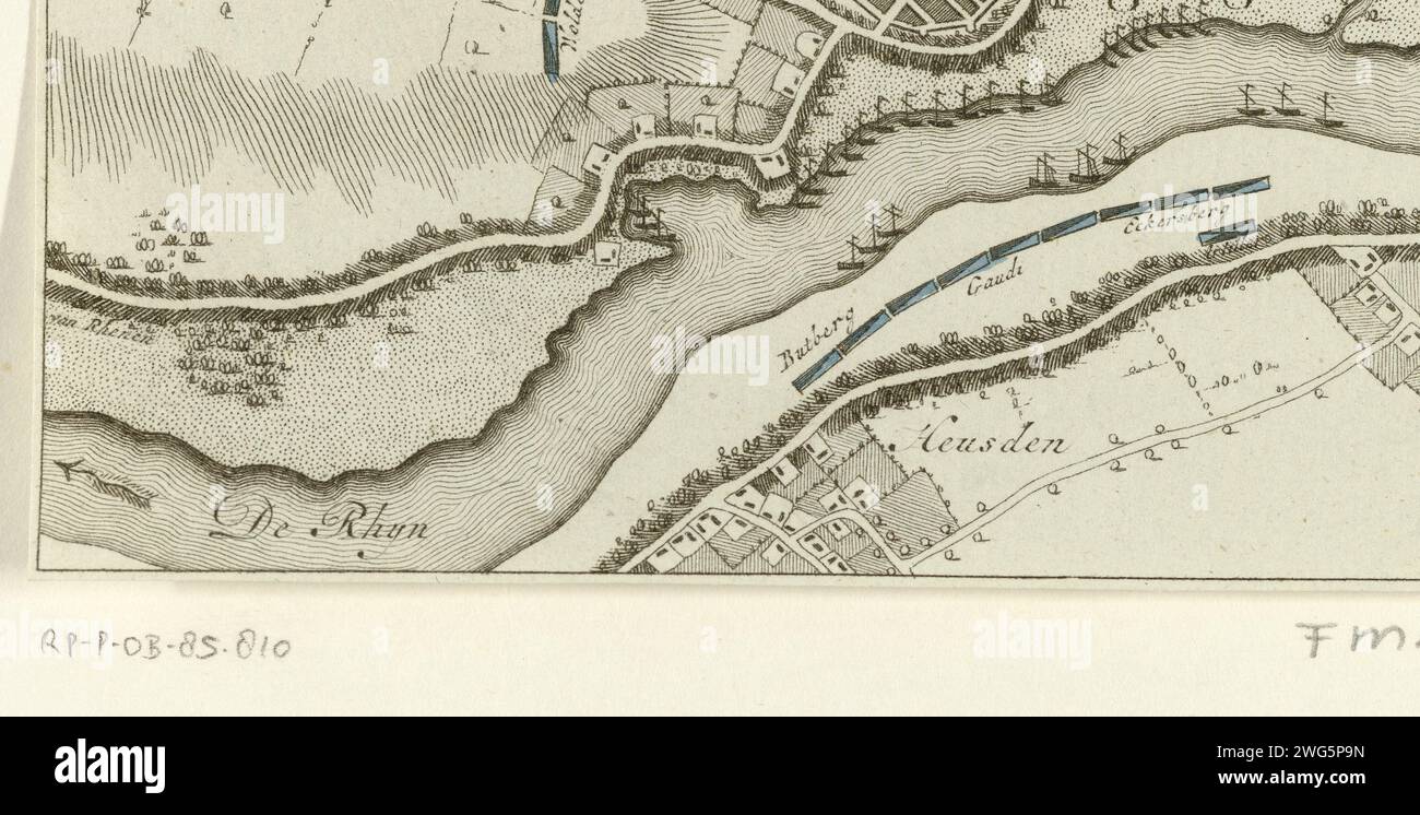 Camping of the Prussia in Heusden, 1787, Anonymous, 1790 - 1792 print ...