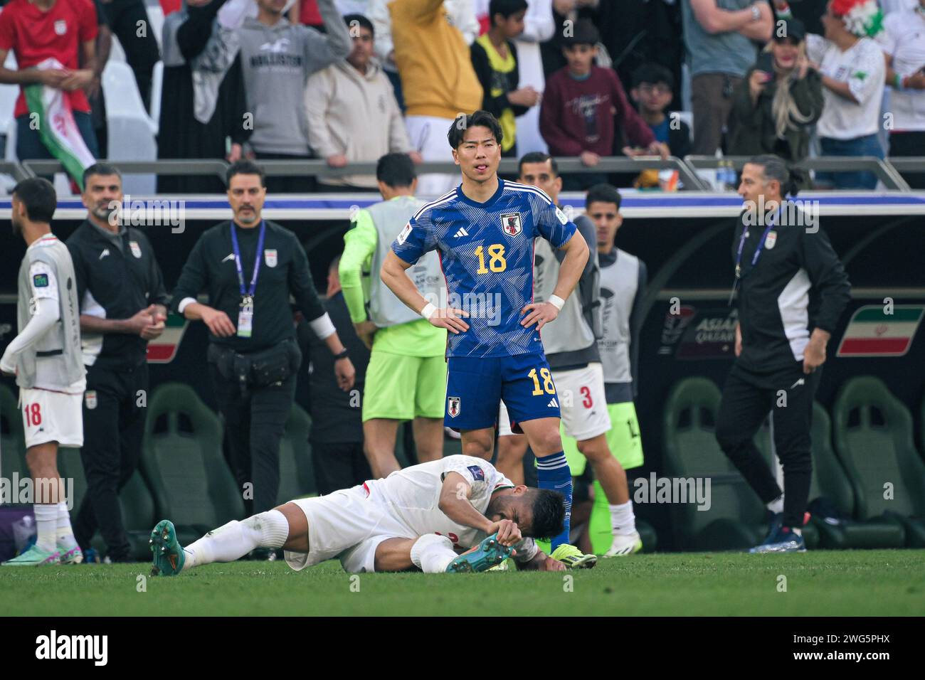 AL RAYYAN, Qatar. 3 February, 2024. ISLAMIC REPUBLIC OF IRAN VS JAPAN ...