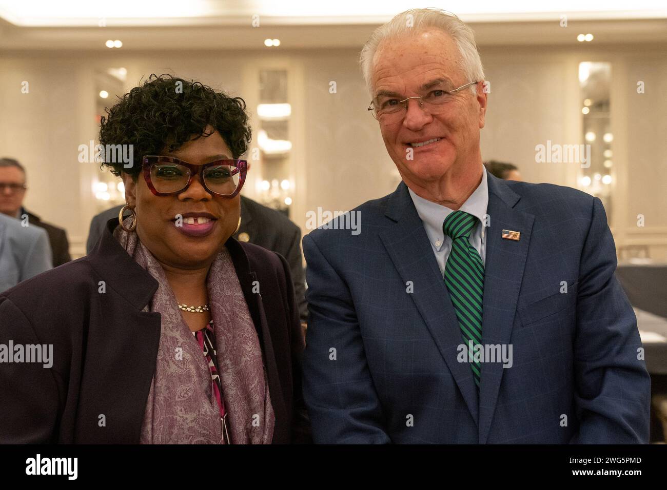 New York, New York, USA. 2nd Feb, 2024. Bronx County DA Darcel Clark ...