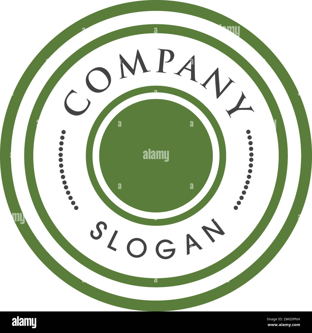 Circle emblem illustration design template vector icon Stock Vector ...