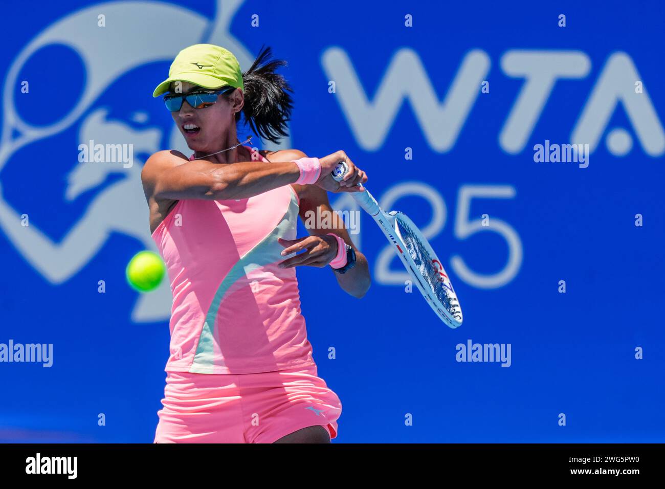 Astra Sharma of Australia during the Doubles Final of the 2024 Canberra ...