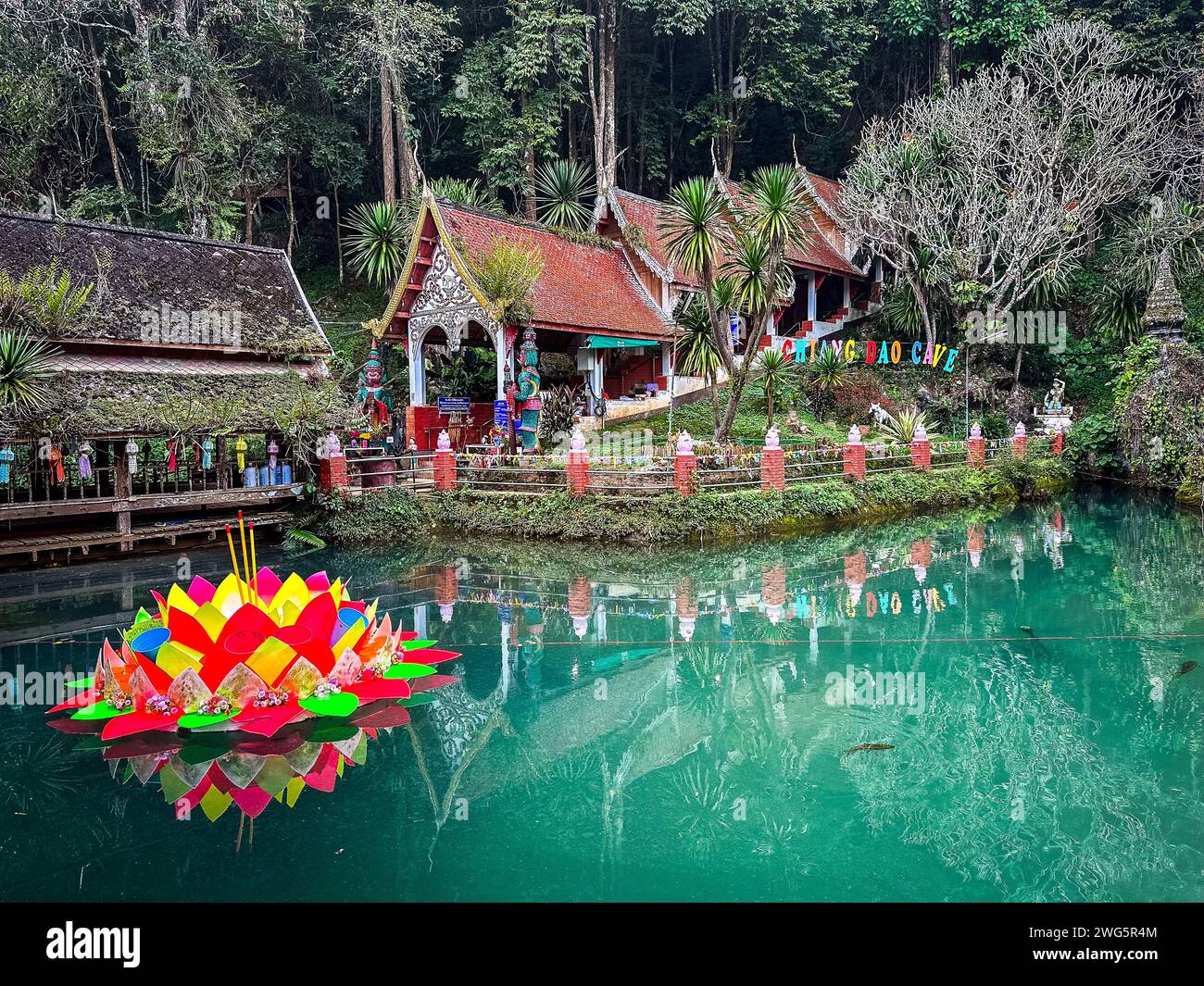 Wat tham Chiang Dao, cave in Chiang Mai, Thailand Stock Photo - Alamy