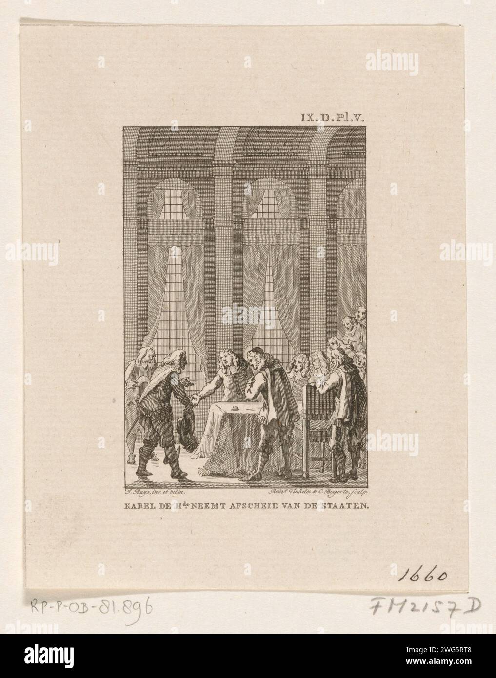 King Charles II of England says goodbye to the States General, 1660 ...