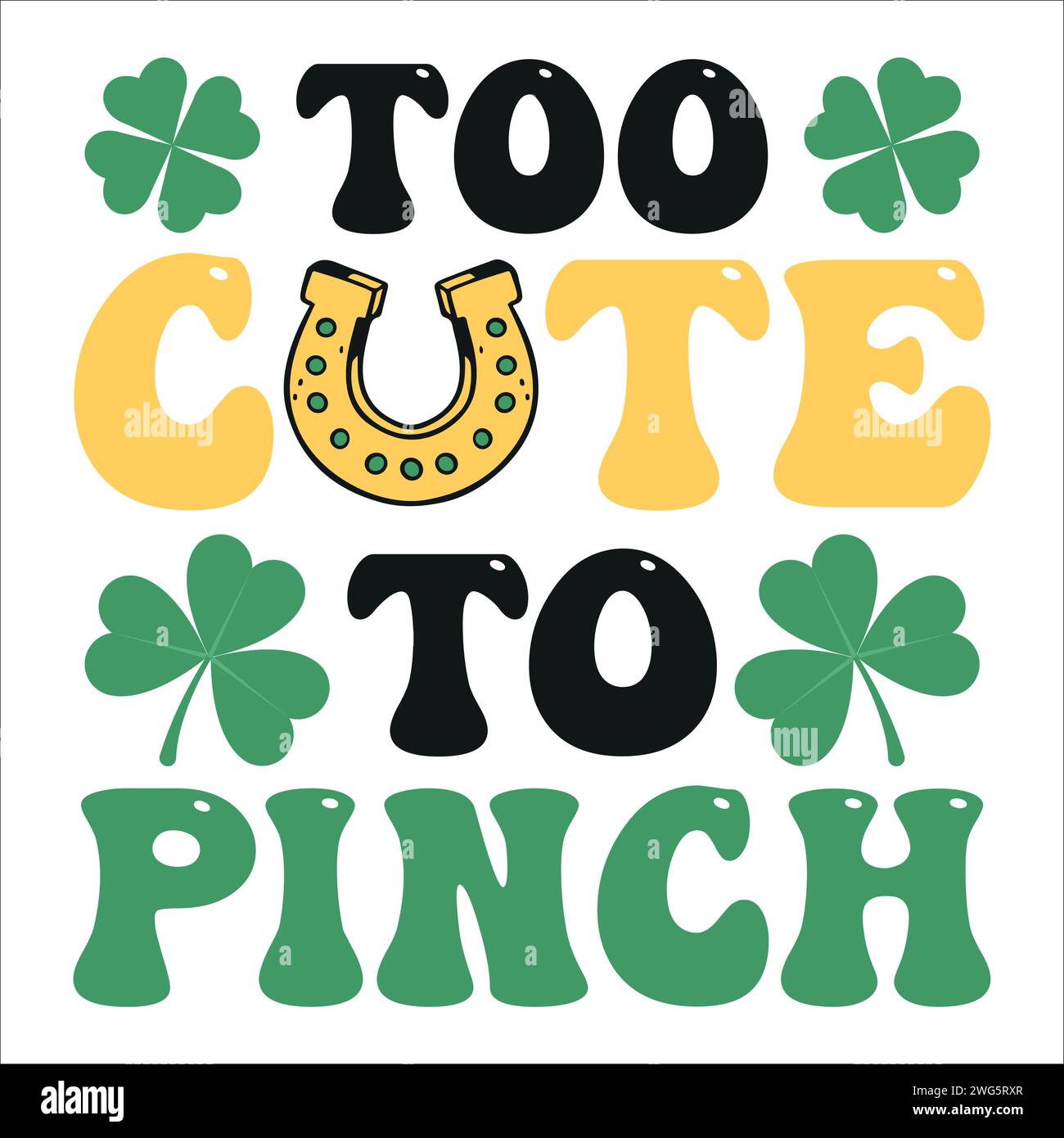 St patricks day emblem shamrock hi-res stock photography and images - Alamy