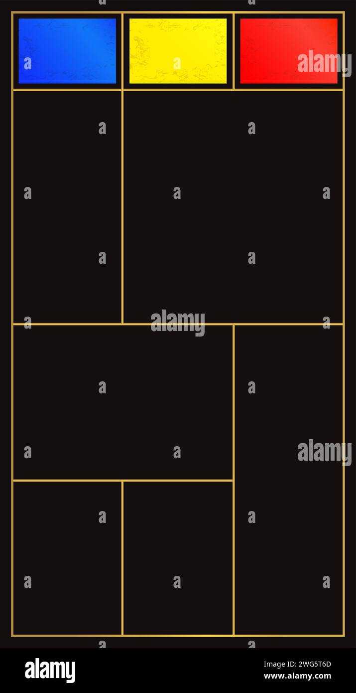 Futuristic geometric banner design Copy space Vertical modern template ...