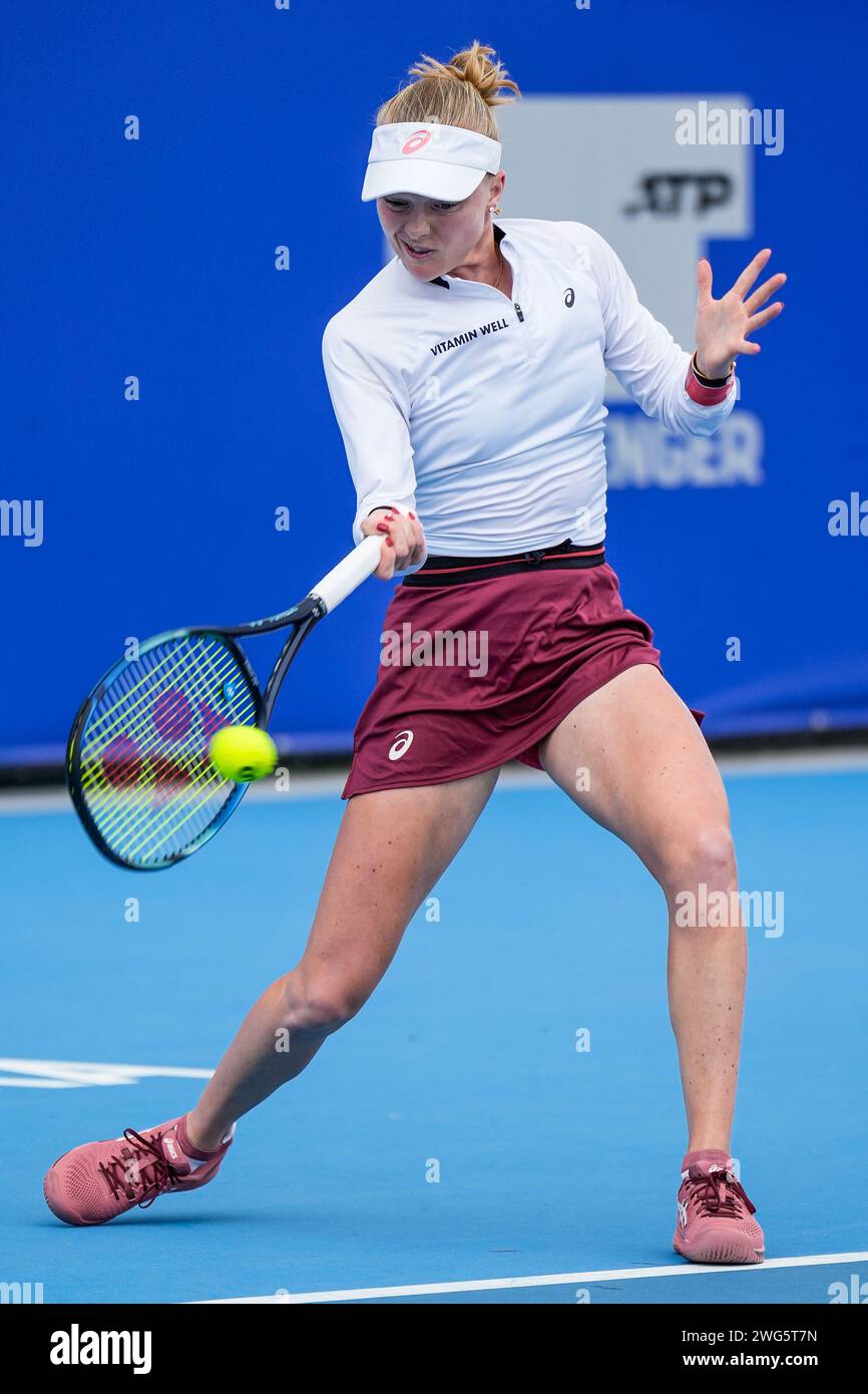 Harriet Dart of Great Britian in action during the quarterfinals of the ...
