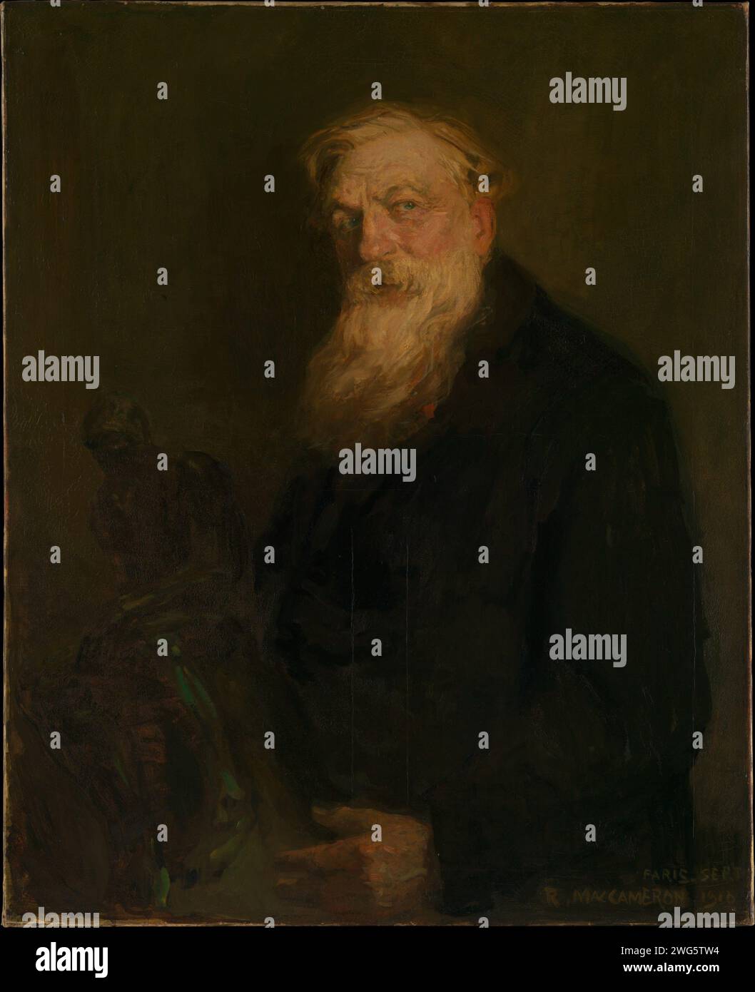 Auguste Rodin Robert MacCameron 1910 Stock Photo - Alamy