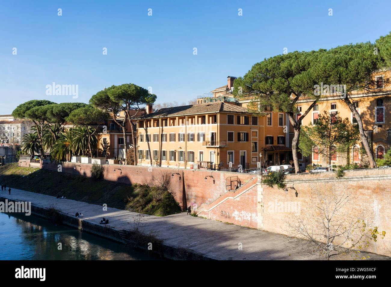 Ponte cestio isola tiberina hi-res stock photography and images - Alamy