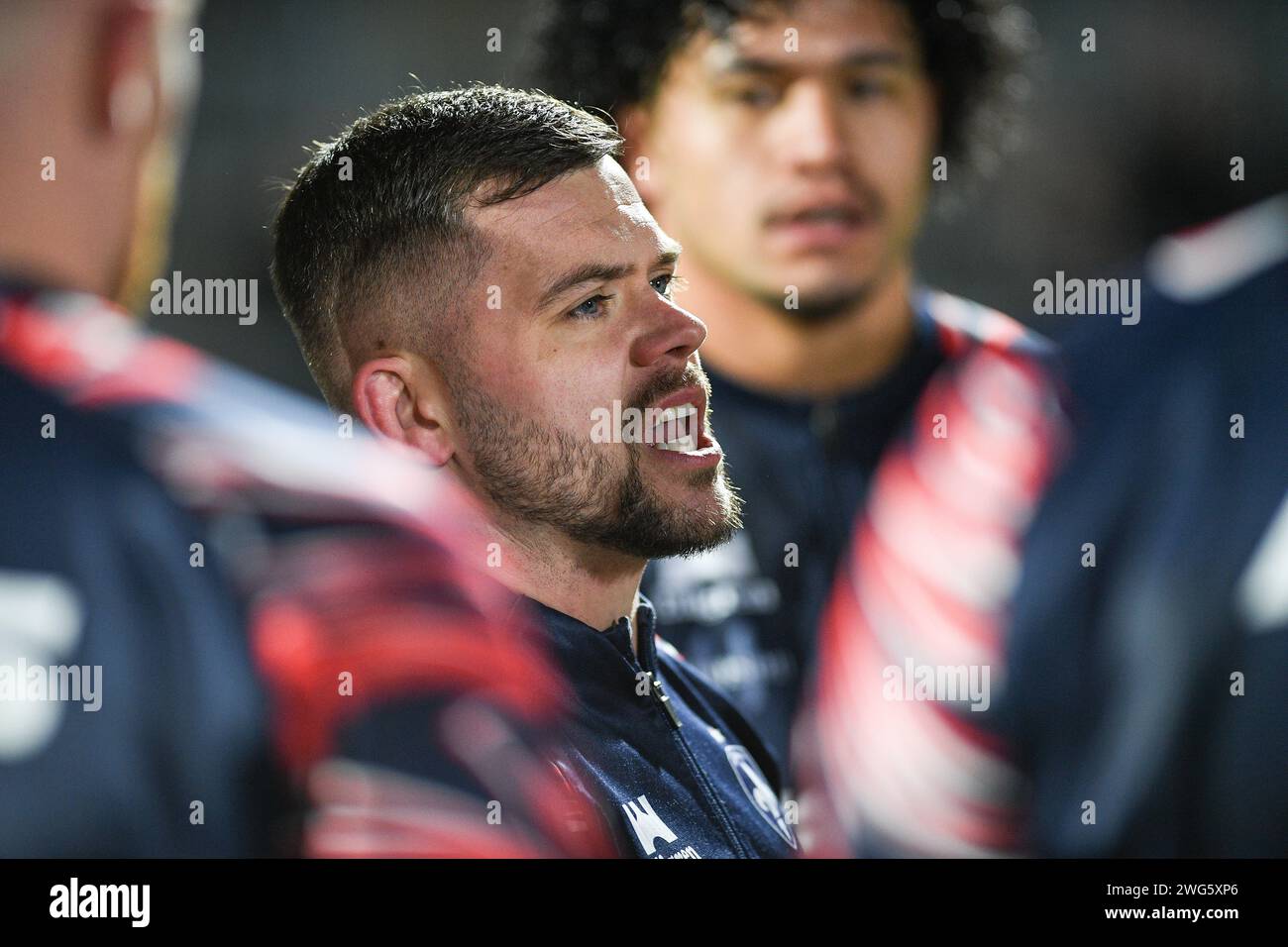 Wakefield, England - 26th January 2024 - Wakefield Trinity's Liam Hood ...