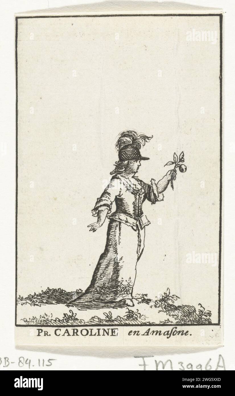 Princess Caroline, ca. 1750, 1750 - 1760 print Princess Caroline ...
