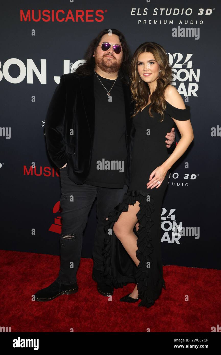Los Angeles, Ca. 02nd Feb, 2024. Wolfgang Van Halen, Andraia Allsop at ...