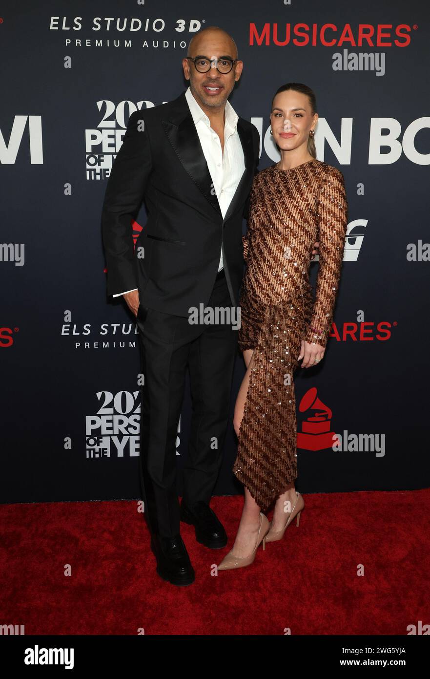 Los Angeles, Ca. 02nd Feb, 2024. Harvey Mason Jr., Jeannine Sharp at ...