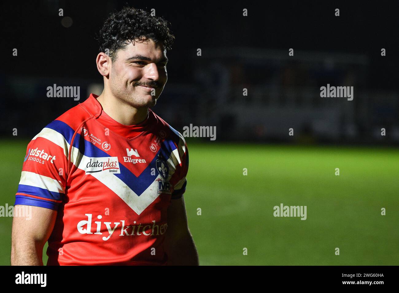 Wakefield, England - 26th January 2024 -Wakefield Trinity's Mathieu ...