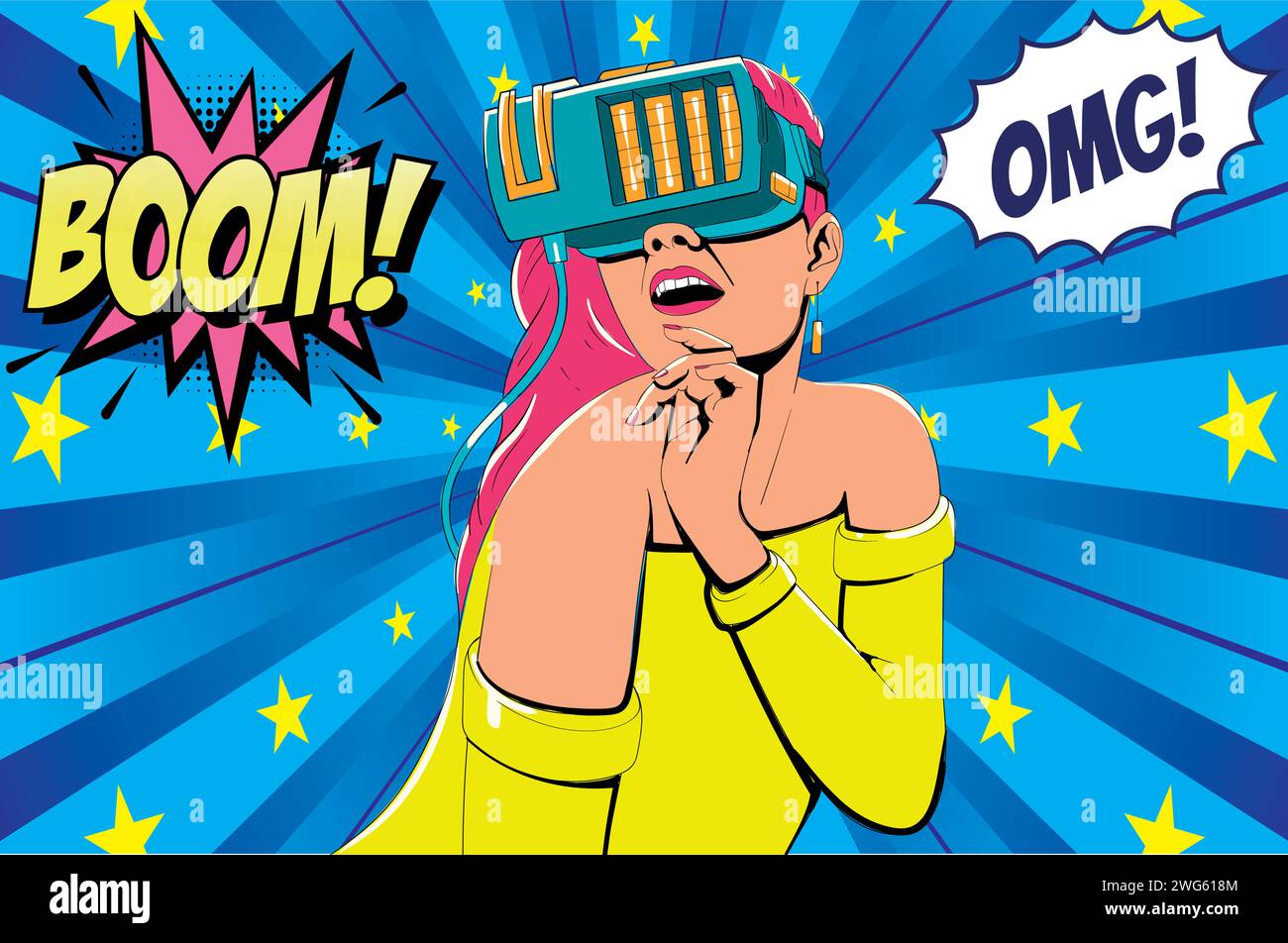 Couple love Valentines day pop art style Stock Vector Image & Art - Alamy