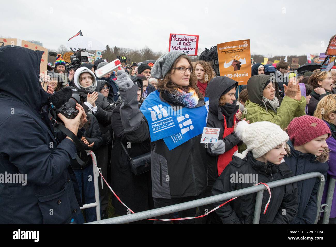Berlin, Germany. 3rd Feb, 2024. Berlin witnessed a monumental gathering ...