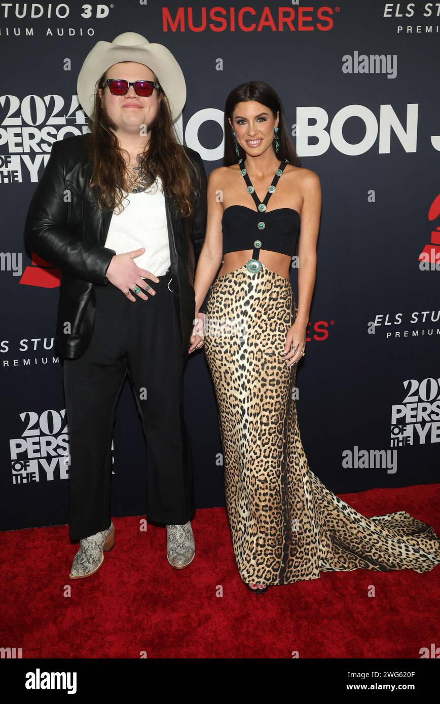 Los Angeles, Ca. 02nd Feb, 2024. Marcus King, Briley Hussey at the 2024 ...