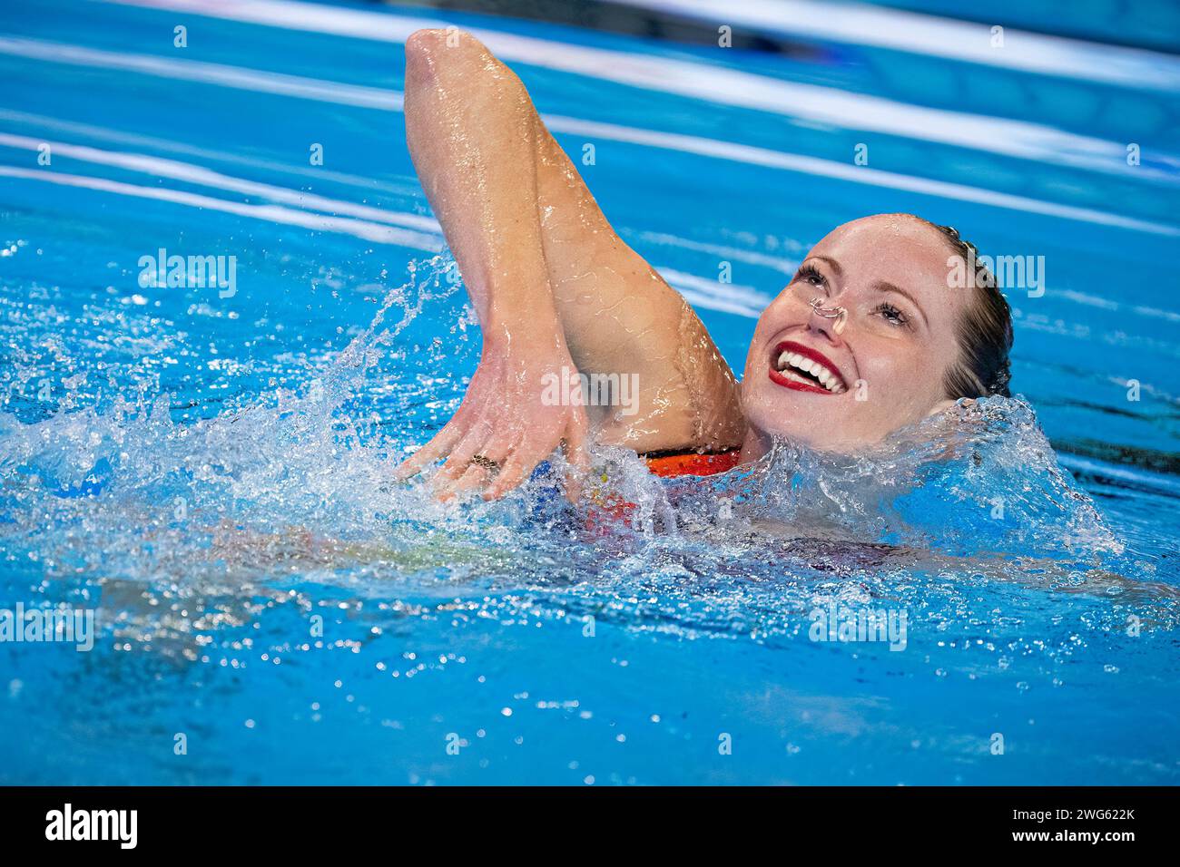 Doha, Qatar. 03rd Feb, 2024. Jacqueline Simoneau of Canada competes in ...
