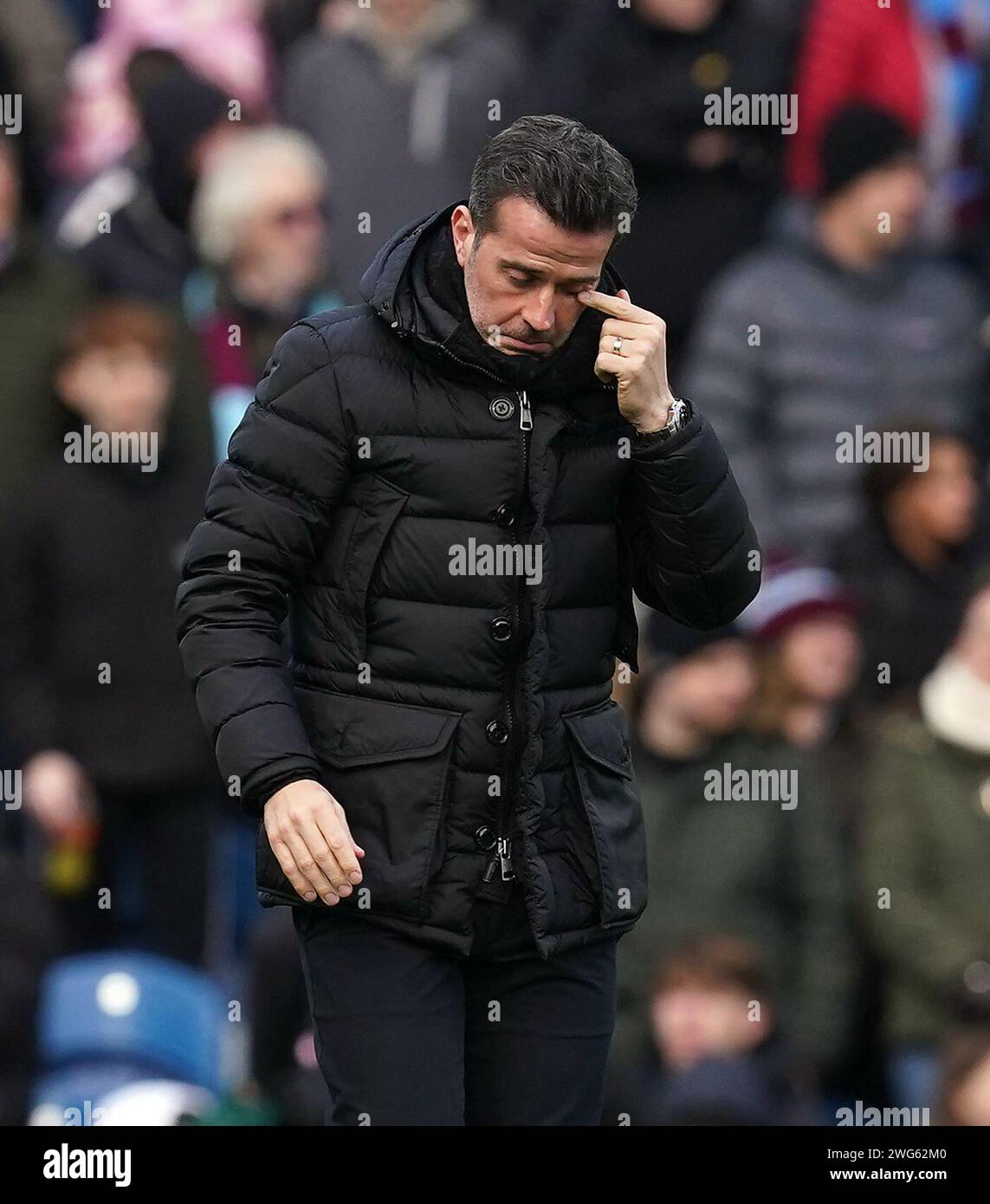 Fulham manager Marco Silva during the Premier League match at Turf Moor ...