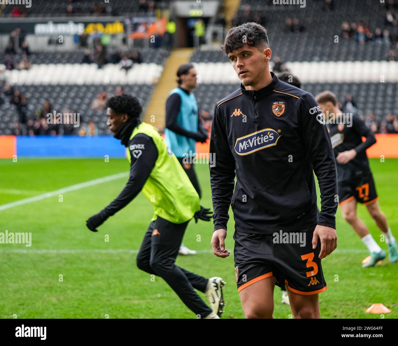 HULL, UK. 3rd February 2024. EFL Championship Football League: Hull ...
