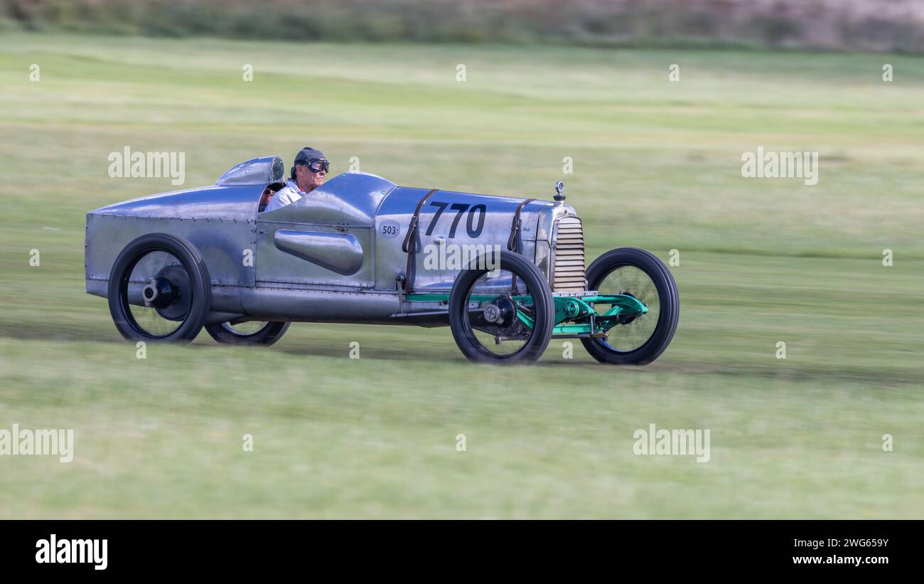 old Warden, UK - 2nd October 2022: Vintage car 1923 Aston Martin Razor ...