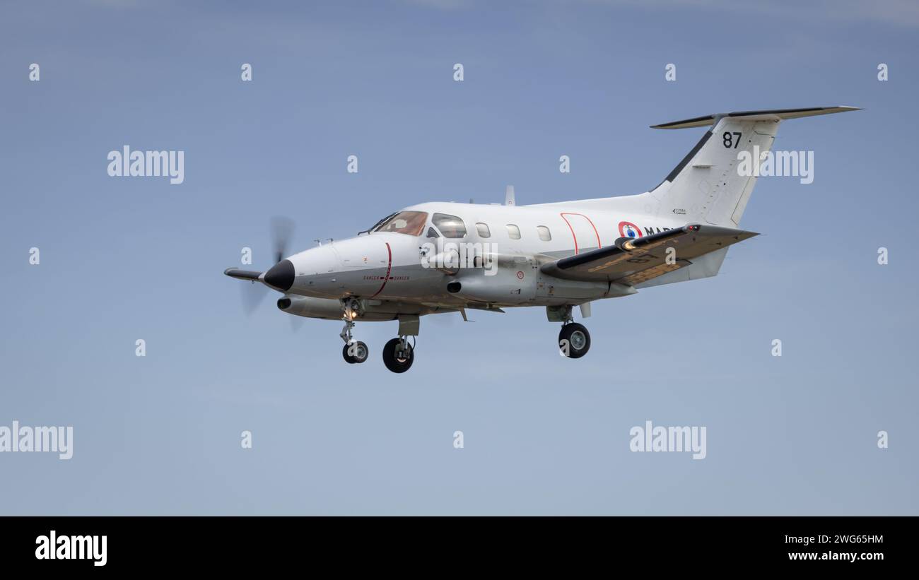 Fairford, UK - 14th July 2022: A Military aircraft French Navy Embraer ...