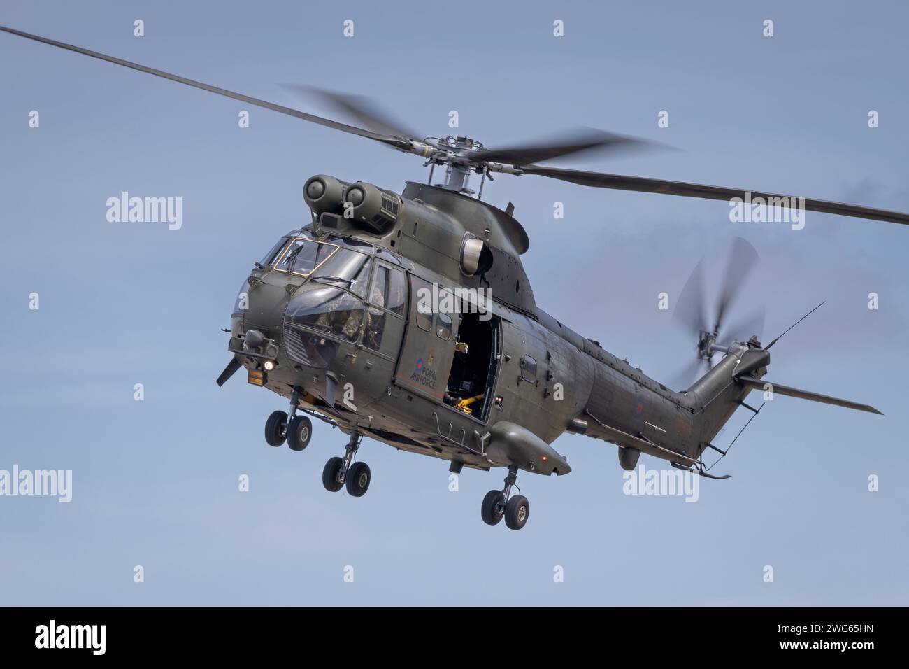 Fairford, UK - 14th July 2022: An RAF Helicopter Puma HC2 inflight ...