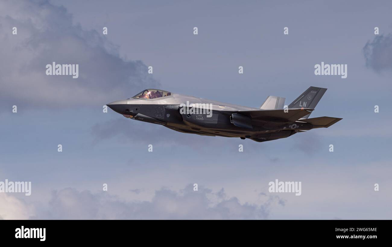 Fairford, UK - 14th July 2022: A Lockheed Martin F-35 Lightning 2 ...