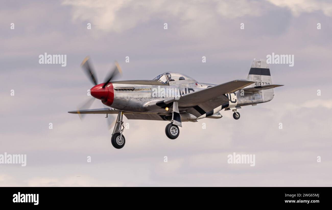 Cosford,UK - 12th June 2022: A Consolidated P51 Mustang fighter ...
