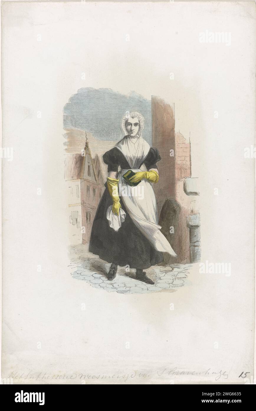 The Lutheran orphan girl of 's-Gravenhage, 1840-1841, 1840-1841 print ...