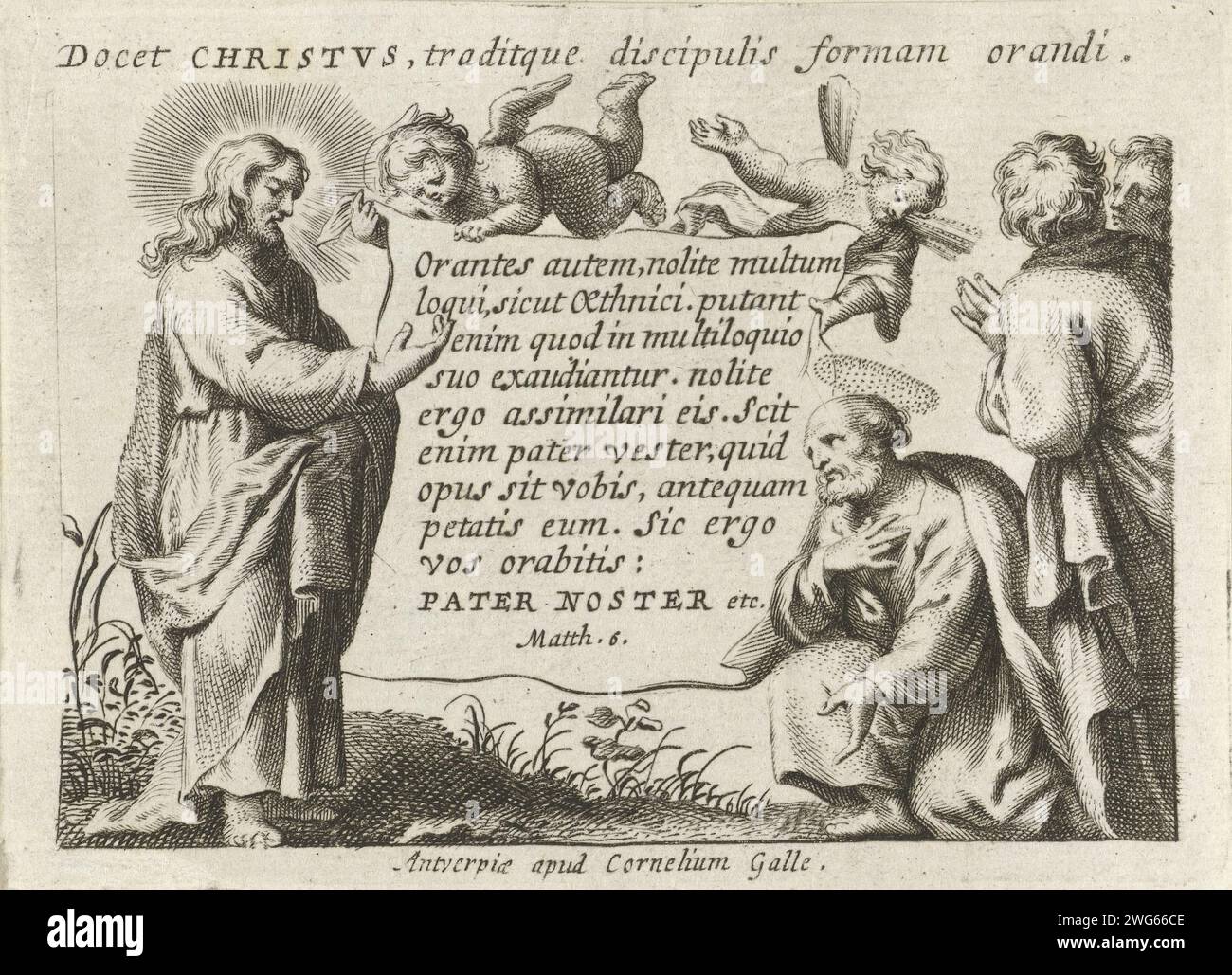 Christ teaches the disciples, Cornelis Galle (II) (Possible), 1638 ...