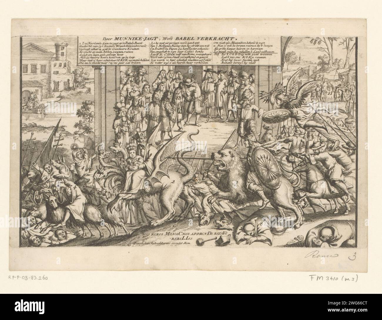 The Dutch Ridder Op de Nederlandse Leeuw drives the Beast of Babylon ...