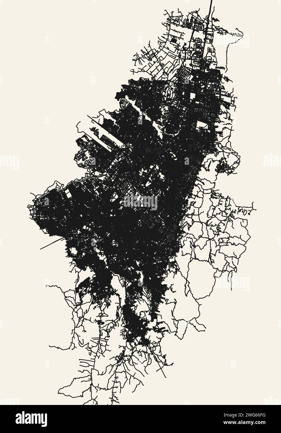 Colombia bogota downtown Stock Vector Images - Alamy