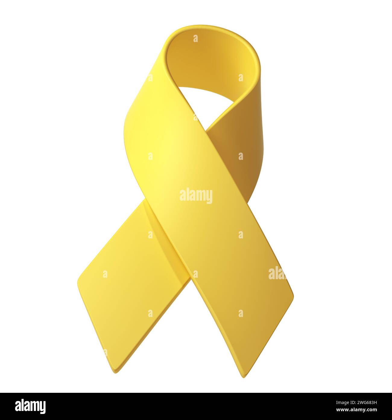 3d Yellow ribbon awareness Adenosarcoma, Bladder Bone Cancer ...
