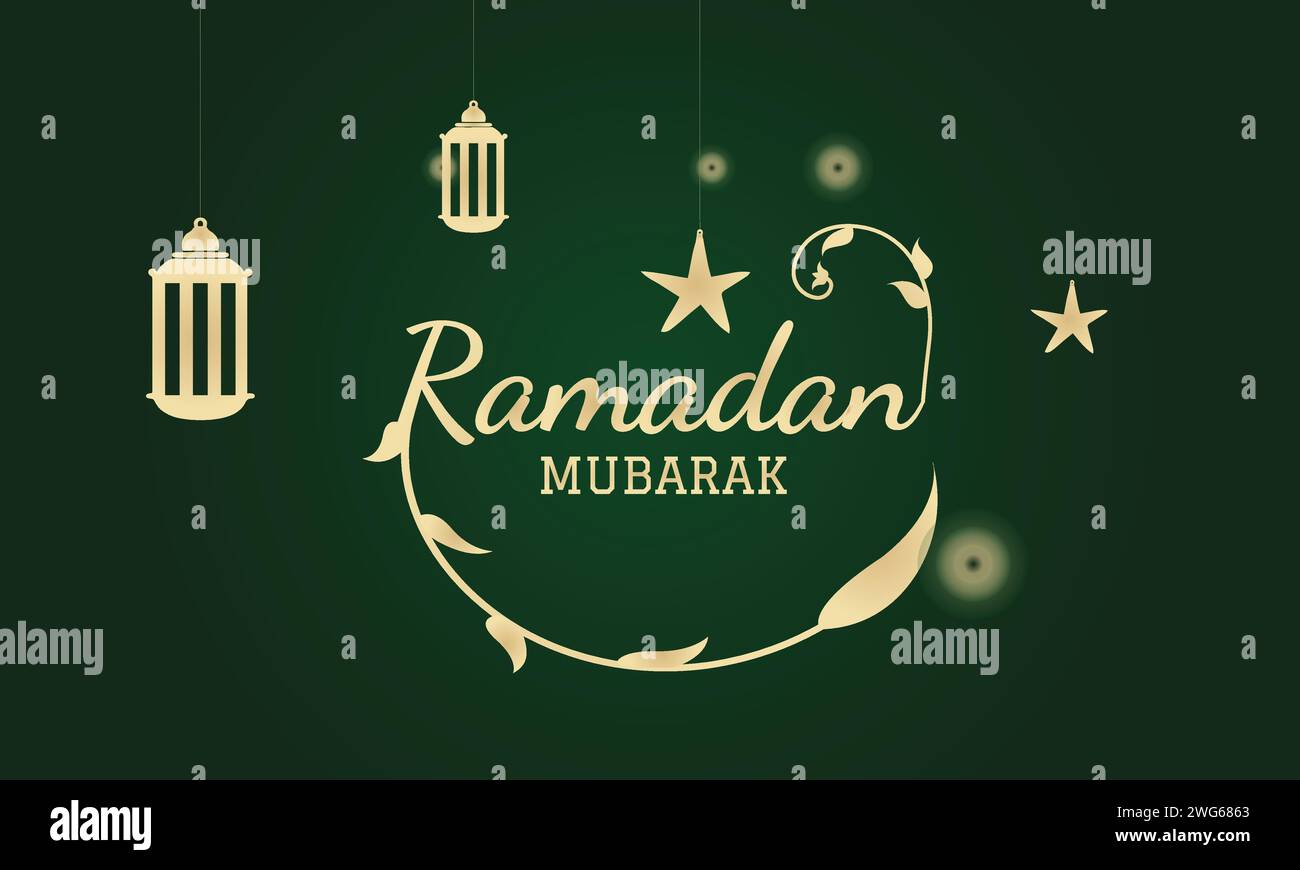 Ramadan greeting card template islamic Stock Vector Images - Alamy