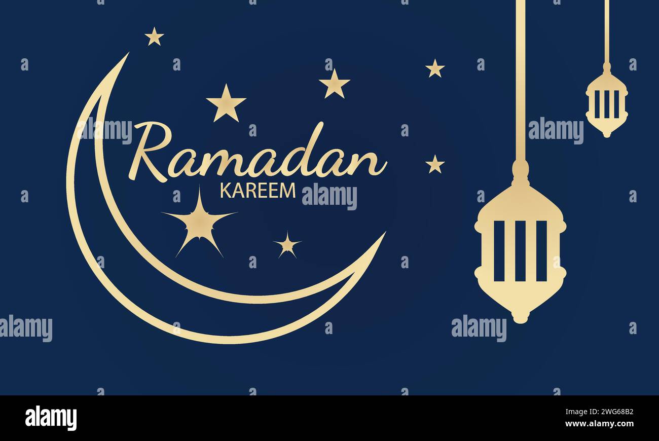 Ramadan greeting card template islamic Stock Vector Images - Alamy