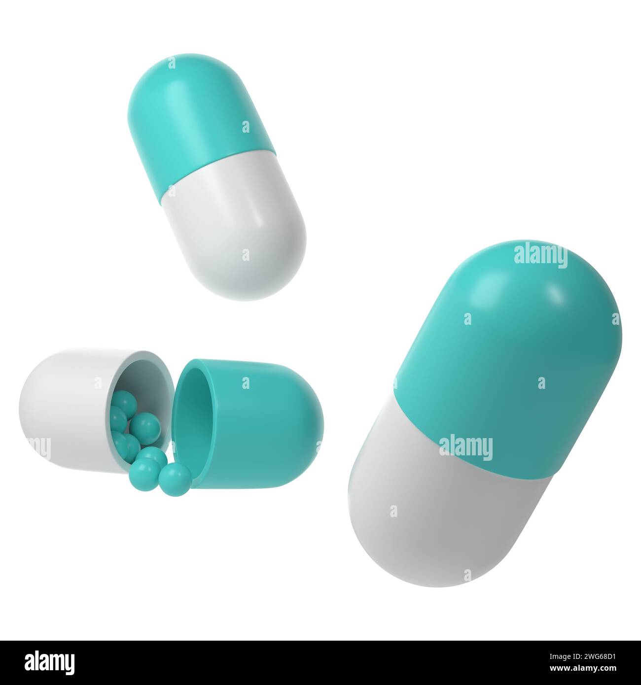 3d render capsule pills drugs medicine healthcare pharmacy icon logo ...