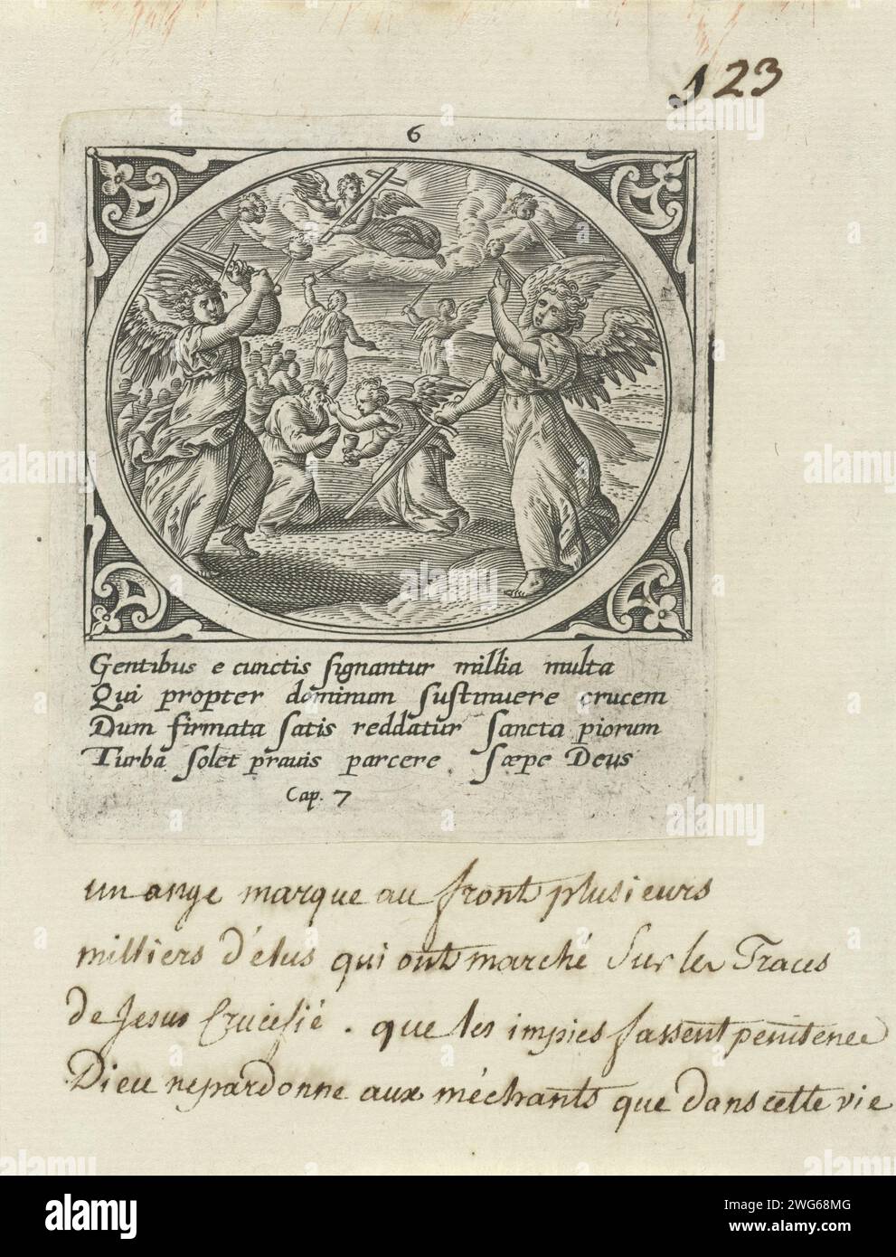 Four angels keep the four winds under control, Adriaen Collaert ...
