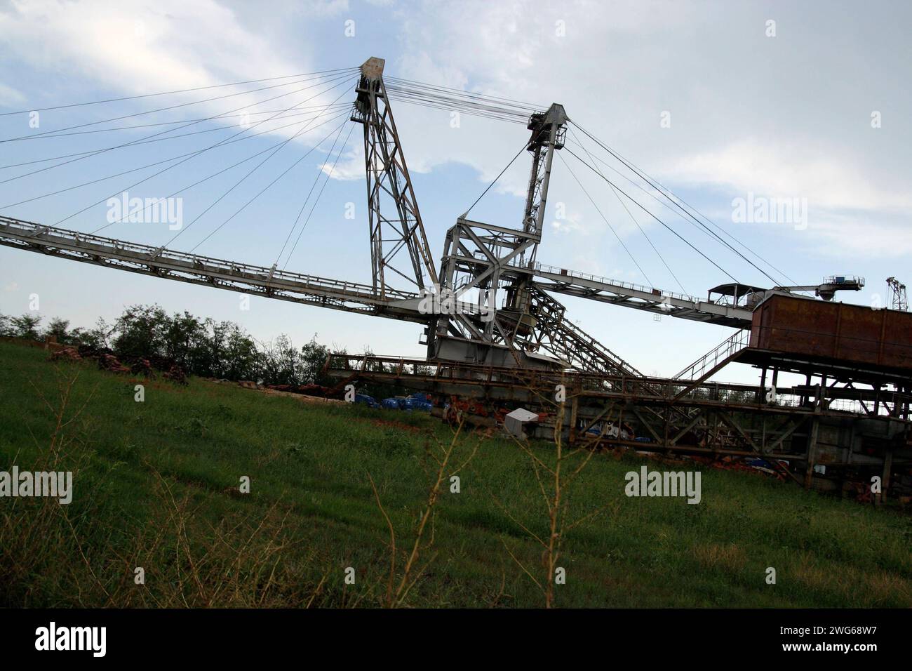mining industry for resource extraction in an alpine mountain region ...