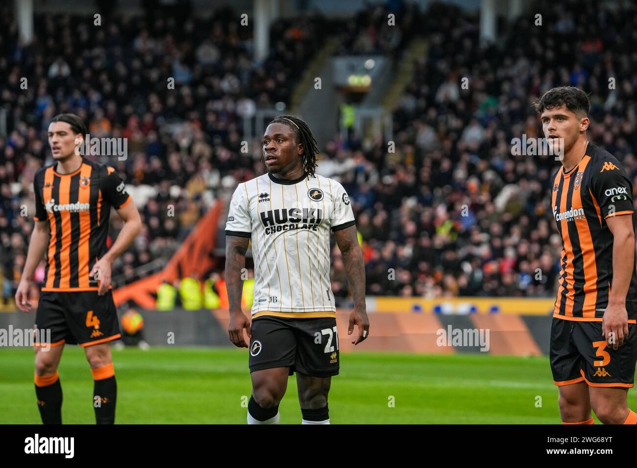 HULL, UK. 3rd February 2024. EFL Championship Football League: Hull ...