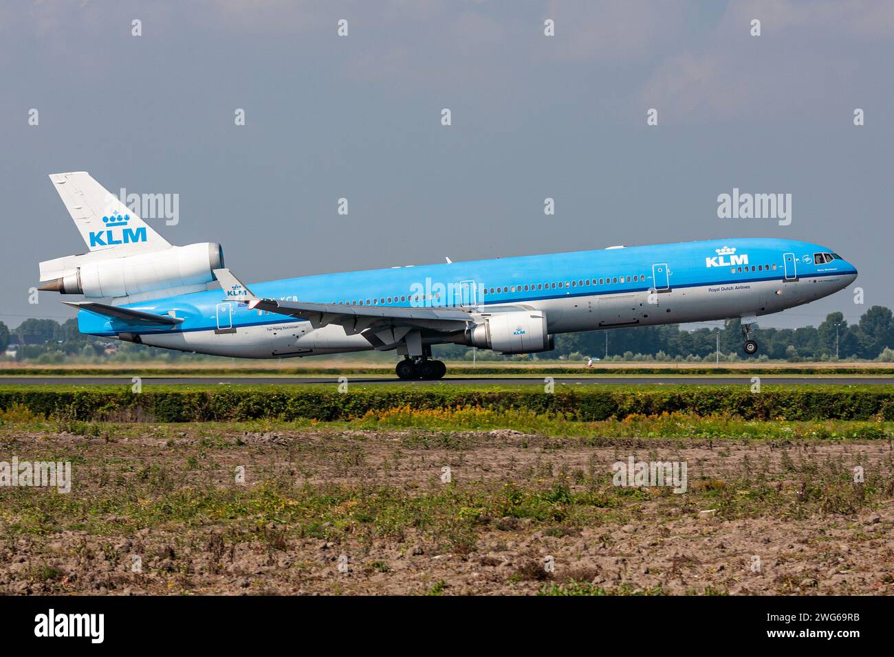 Dutch KLM McDonnell Douglas MD-11 with registration PH-KCB on take off ...