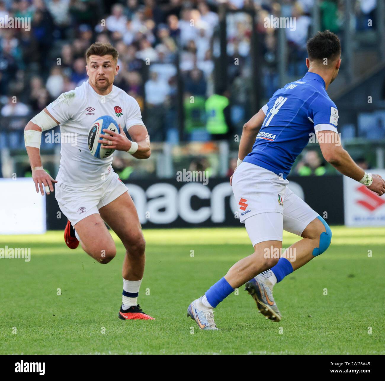 Roma, Lazio, ITALY. 3rd Feb, 2024. 01/03/2024 Rome, Olympic Stadium ...