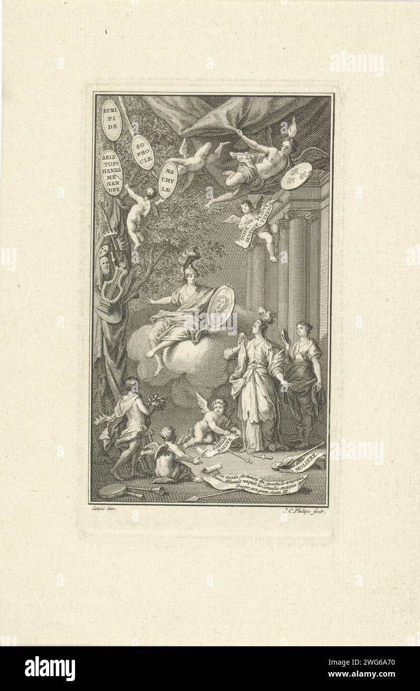 Allegory at the Treurspel, Jan Caspar Philips, After Pierre -Jacques ...