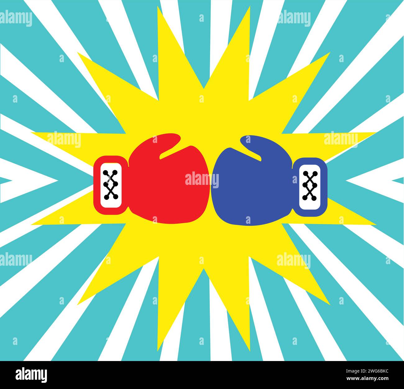 Competition between two Stock Vector Images - Alamy