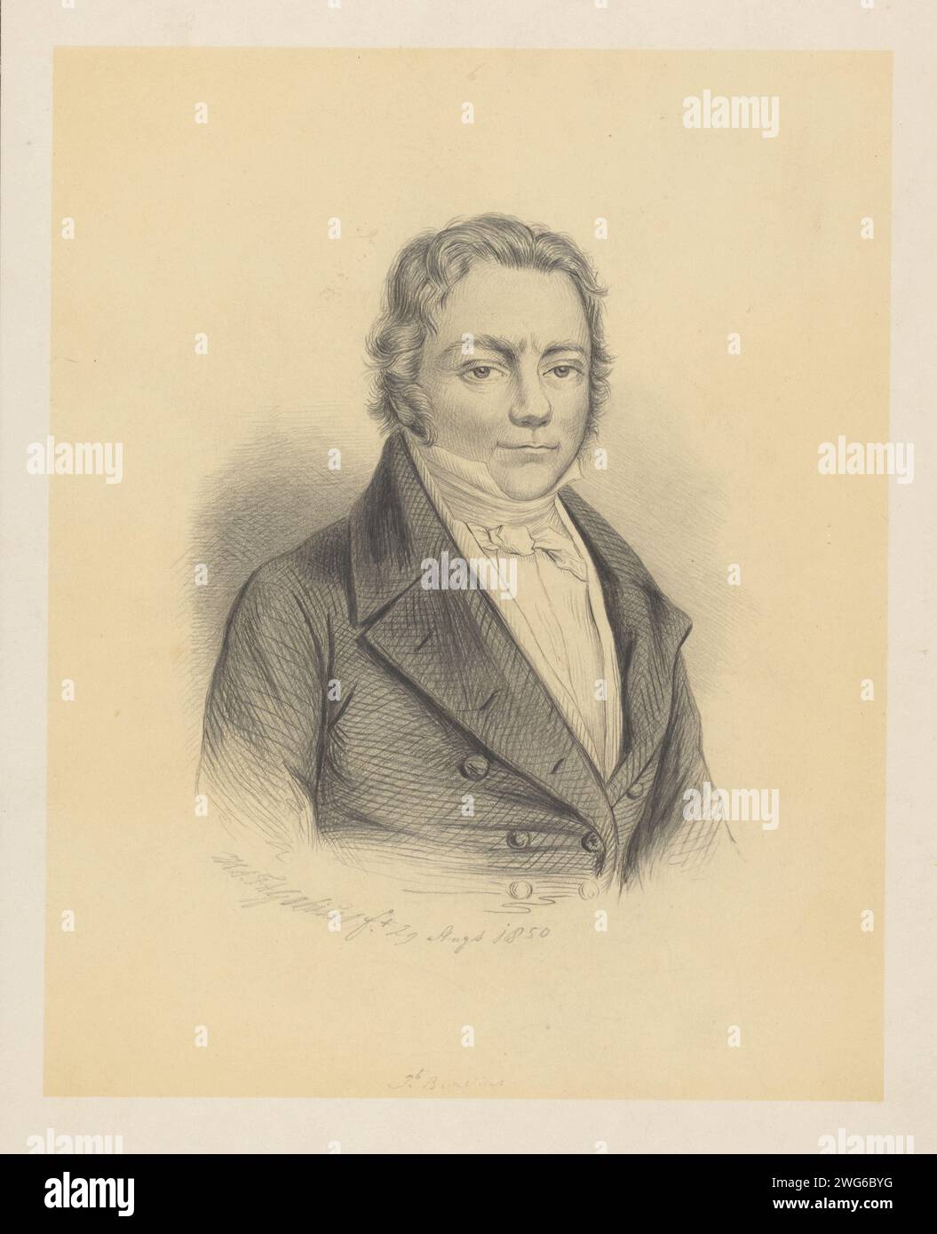 Portret Van Jacob Berzelius, Hendrik Anthony Frederik Agathus Gobius ...