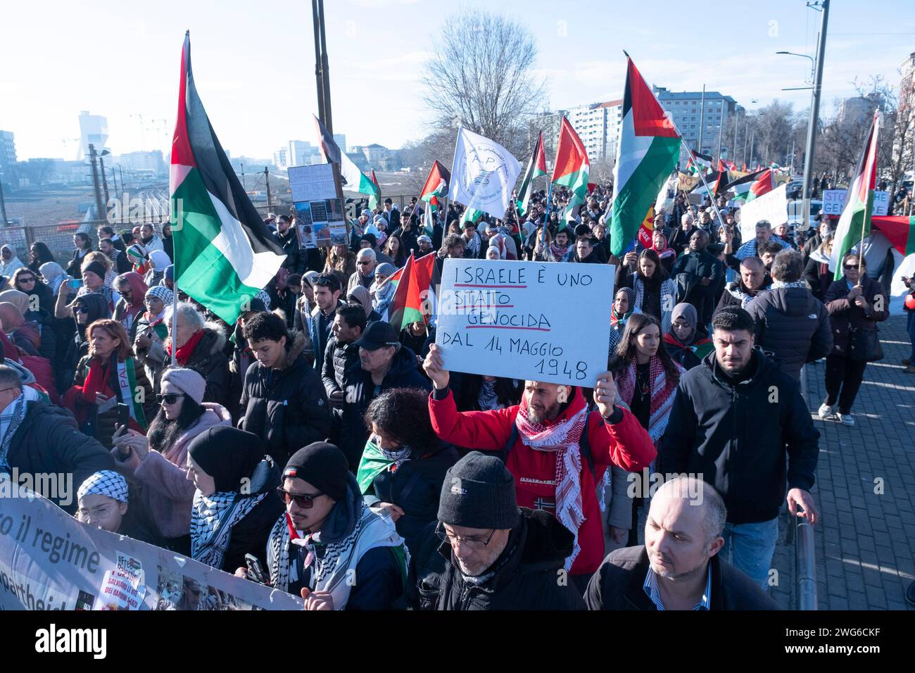 Milano, Italia. 03rd Feb, 2024. Foto Alessandro Cimma/LaPresse 03-02. ...