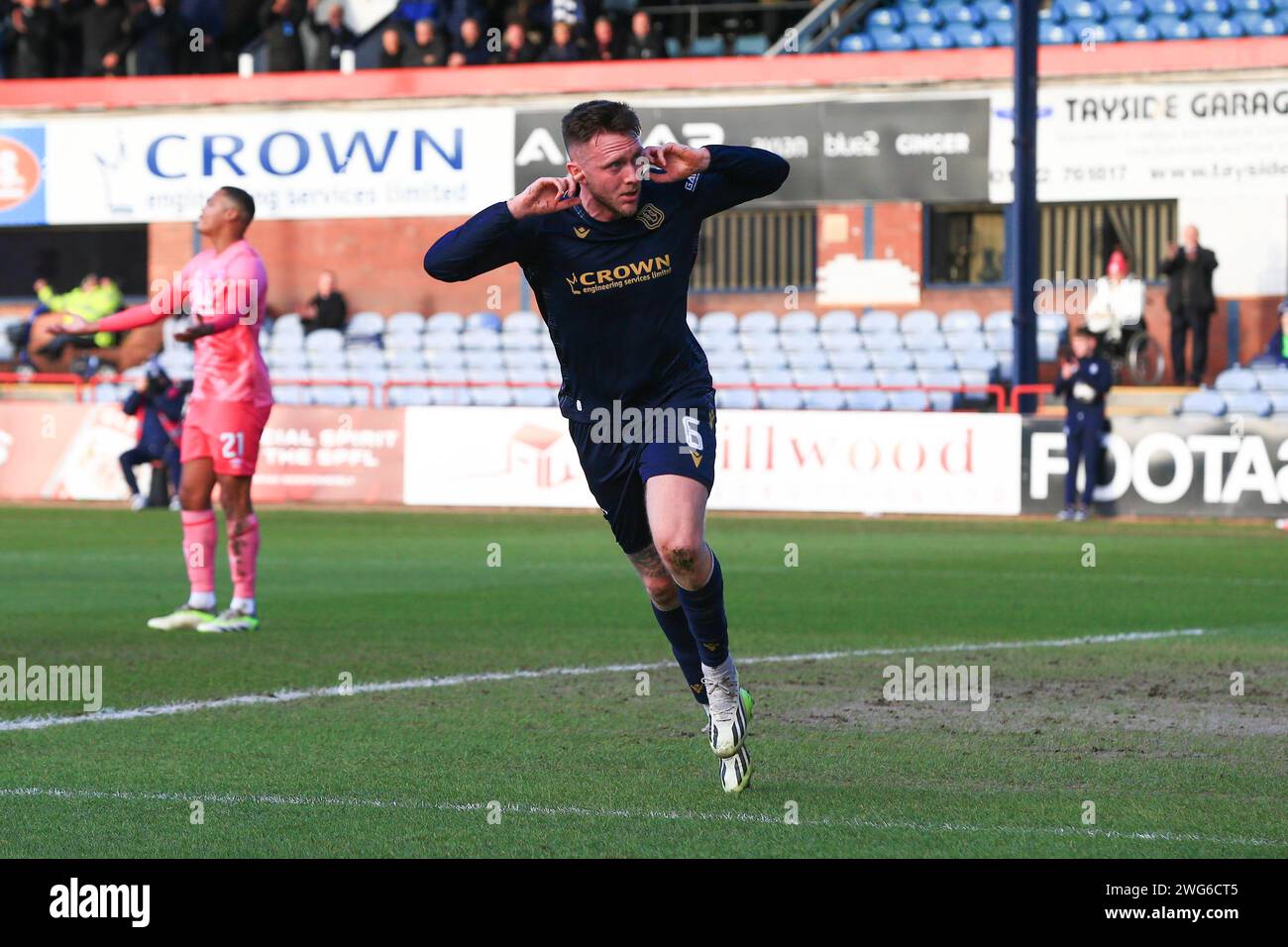 Dens Park, Dundee, UK. 3rd Feb, 2024. Scottish Premiership Football ...
